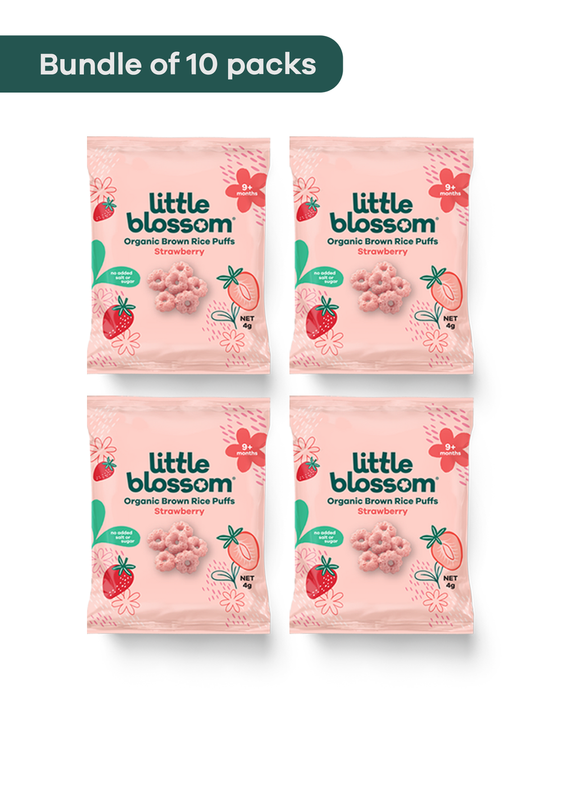 Organic Baby Food -Baby Puffs - Little Blossom